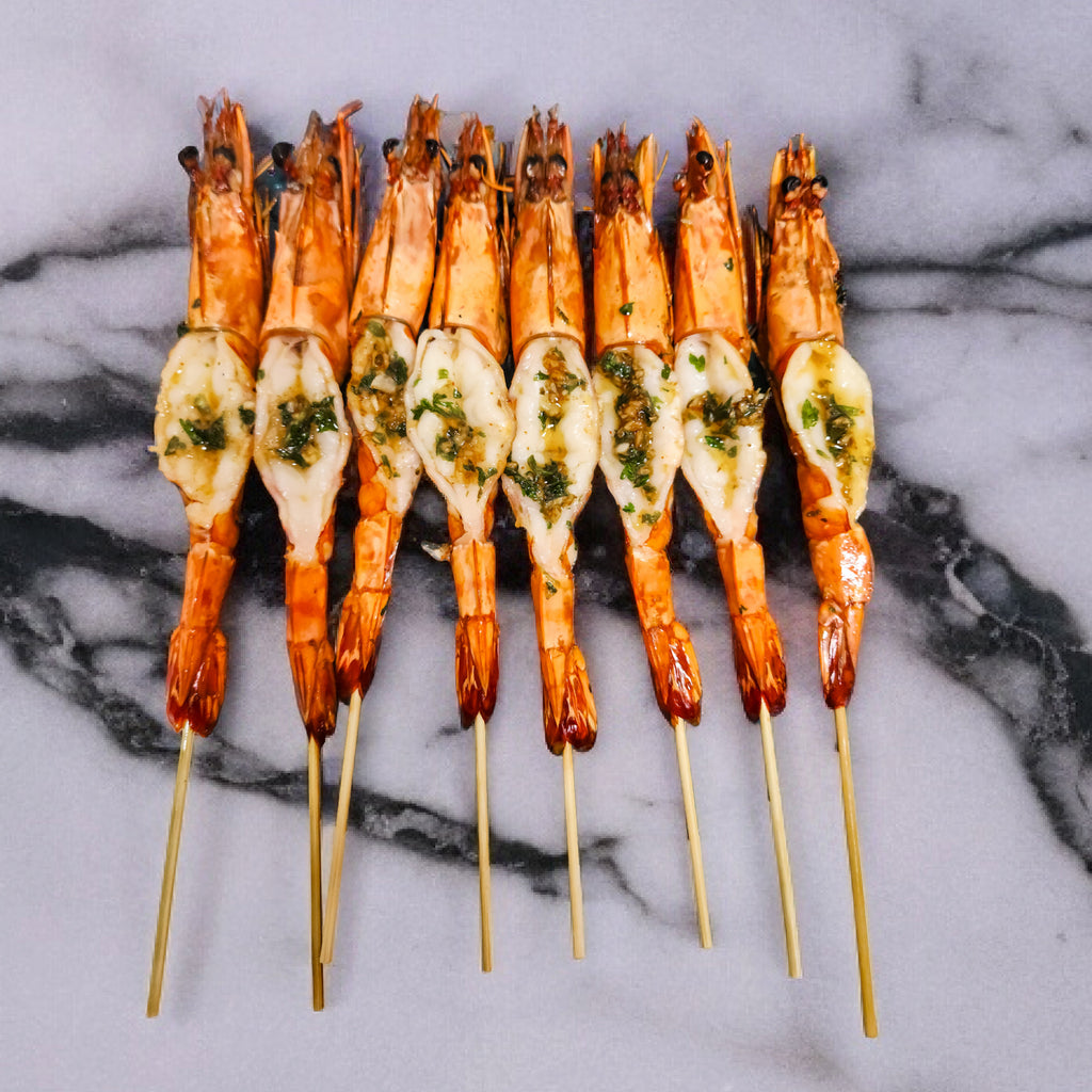 Zesty Lemon-Herb Grilled Tiger Prawns – Satayboy